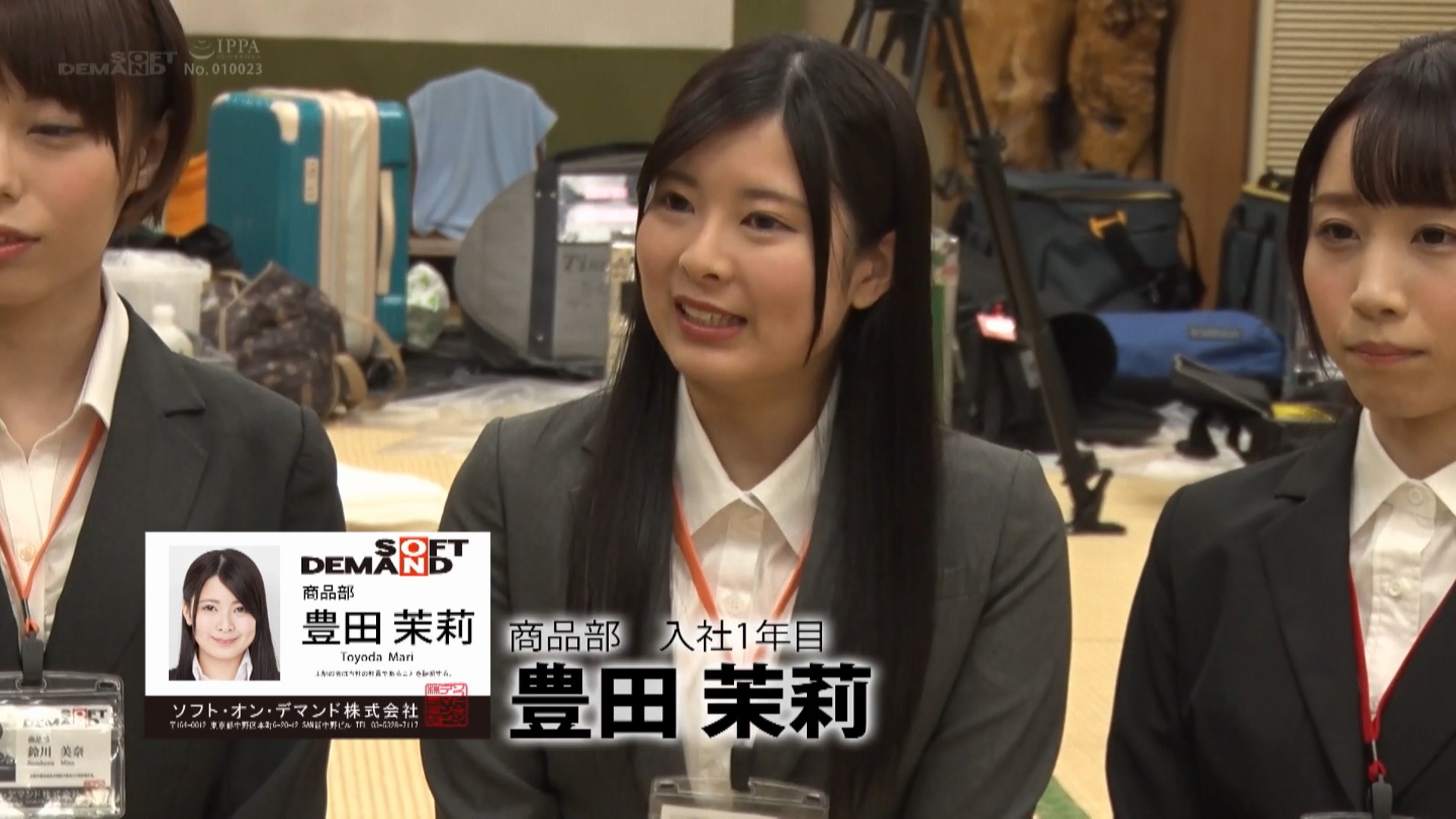 SDJS-024 2019年度入社のSOD新人女子社員19名がAV制作の裏側を体験 19発の精液を搾り取る超羞恥研修 SOD女子社員を検索するよ